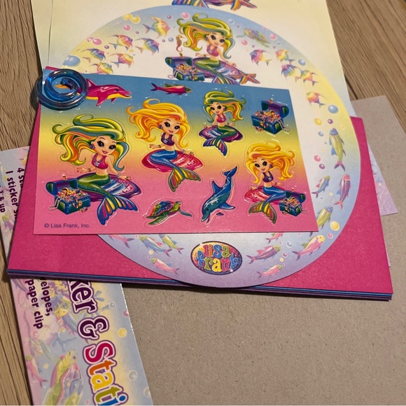 Lisa Frank | Office | Vintage Lisa Frank Stationary And Sticker Set ...